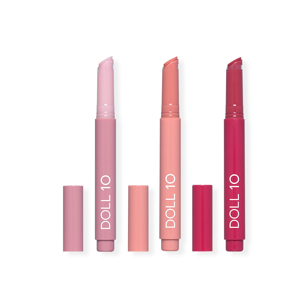 Sweet Sensations Peptide Plumping Lip Treatment Trio – Doll 10 Beauty